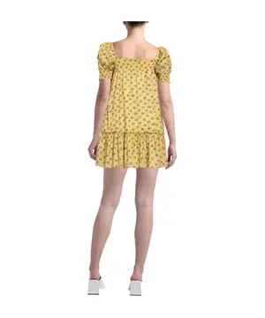 Tory Burch Floral Print Short-sleeve Dress