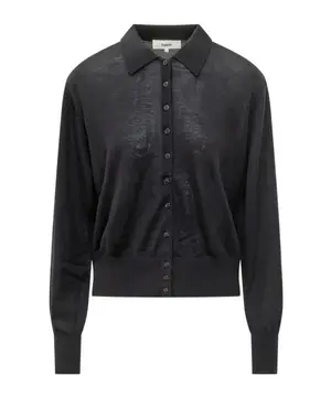 Ba&sh Boston Buttoned Collar Cardigan