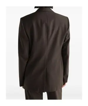 LEMAIRE Double-breasted Tailored Jacket In Tropical Wool Blend