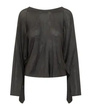 Ba&sh Sara Draped Back Knitted Top