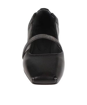 Brunello Cucinelli Squaretoe Kittenheel Shoes