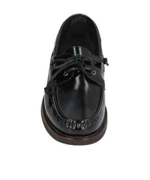 Brunello Cucinelli Glossy Laceup Boat Shoes