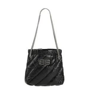 Balenciaga Plain Colour Handbags - Black