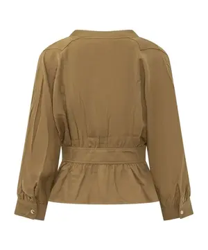 Ba&sh Precila Tie-waist Top