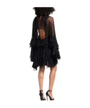 Chloé Solid-colored Chiffon Dress