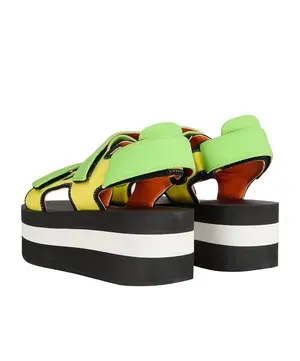 Marni Multicolored Thick-soled Sandals