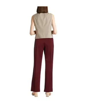 Max Mara Solid Color Flared Trousers