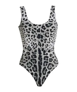 Dolce & Gabbana Leopard Print One-piece Swimsuits