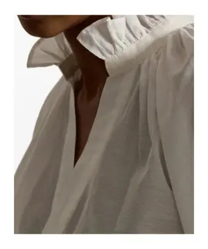Polo Ralph Lauren Ruffled Split-placket Blouse