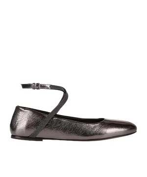 Brunello Cucinelli Metallic Ballet Flats