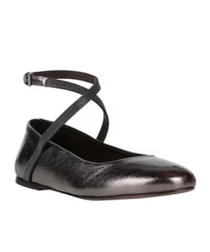 Brunello Cucinelli Metallic Ballet Flats