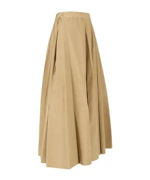 Aspesi Gathered Cotton Skirt