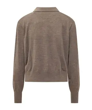Ba&sh Boston Collared Cardigan