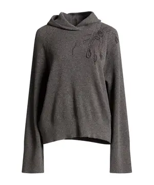 Brunello Cucinelli Midweight Cashmere Knit Hooded Longsleeve Top