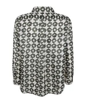 Aspesi Geometric Print Shirt