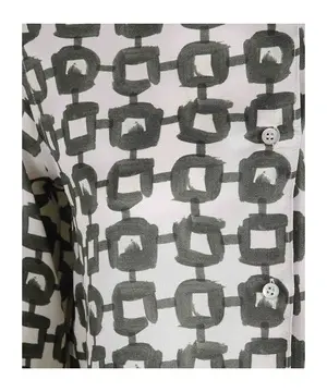 Aspesi Geometric Print Shirt