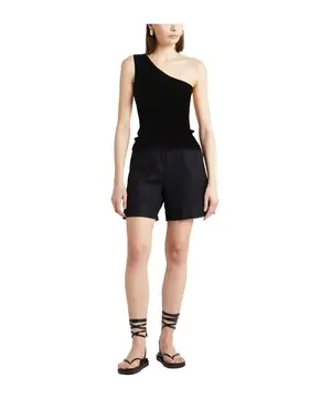 Max Mara Solid Color One-shoulder Tops