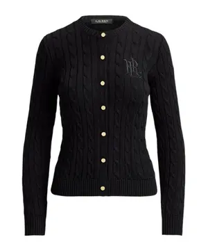 Polo Ralph Lauren Long-sleeved Knitted Cardigan With Embroidered Logo