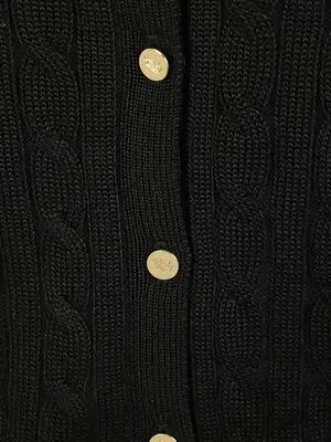 Polo Ralph Lauren Long-sleeved Knitted Cardigan With Embroidered Logo