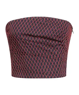 Tory Burch Two-tone Strapless Top