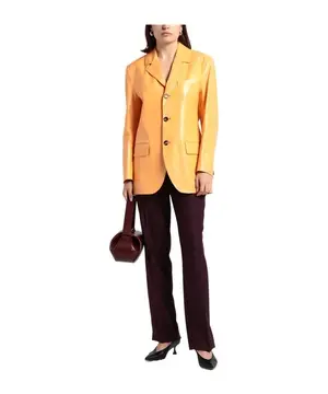 Marni Single-breasted Leather Coat