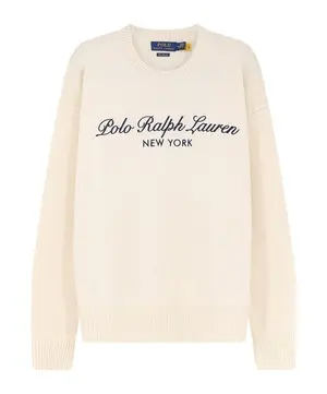 Polo Ralph Lauren Logo Embroidered Crewneck Knitted Jumper