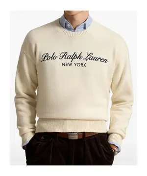 Polo Ralph Lauren Logo Embroidered Crewneck Knitted Jumper