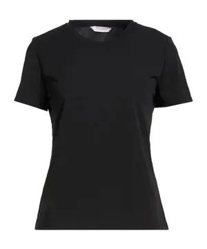 Max Mara Plain Colour Tops - Black