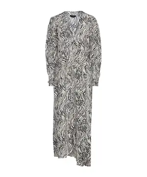Isabel Marant Étoile Zebra-print Chiffon Flare Skirt