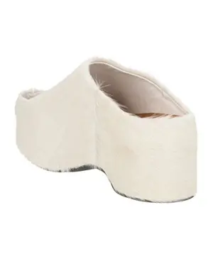 Marni Simple And Comfortable Wooden Clogs