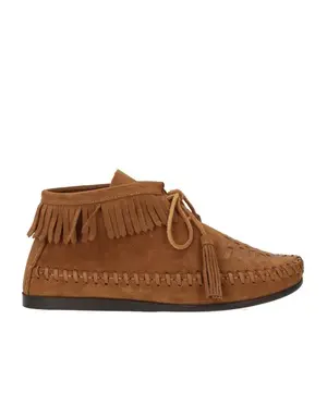 Isabel Marant Étoile Minimalist Cowhide Desert Boots - Brown