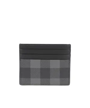 Burberry Checkered Card Holder