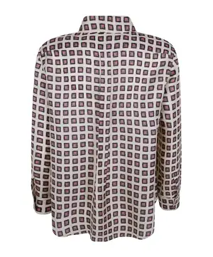 Aspesi Geometric Print Button-up Shirt