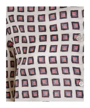 Aspesi Geometric Print Button-up Shirt