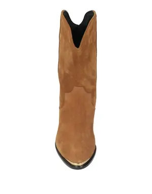 Isabel Marant Étoile Suede Denim Ankle Boots
