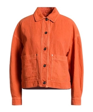 Brunello Cucinelli Solidcolor Longsleeve Cargo Jacket - Orange