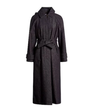 Brunello Cucinelli Dark Denim Trench Coat