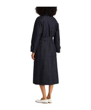 Brunello Cucinelli Dark Denim Trench Coat