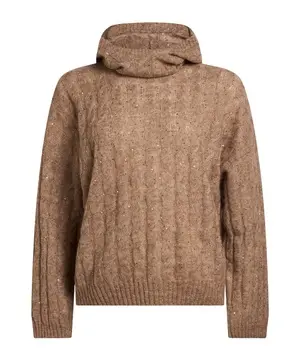 Brunello Cucinelli Solidcolor Midweight Knit Sweatshirt - Khaki