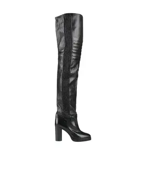 Isabel Marant Étoile Solidcolor Highleather Boots - Black