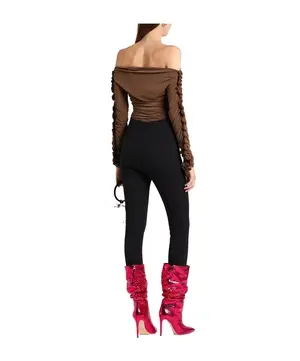 Saint Laurent Simple Solid-color Long-sleeve Onesie