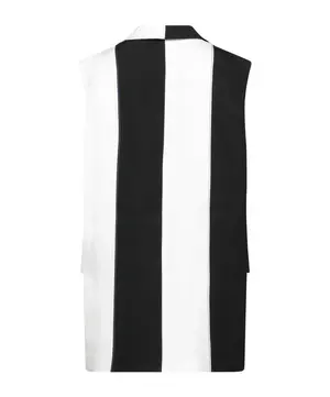 Marni Striped Sleeveless Suit Jacket