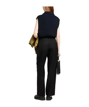 Burberry Solid Color Casual Trousers