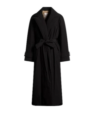 Brunello Cucinelli Minimalist Long Belted Coat - Black