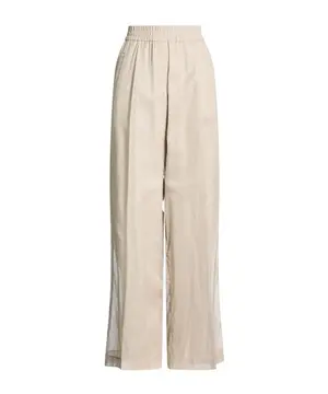 Brunello Cucinelli Relaxedfit Straightleg Trousers - Sand-colored