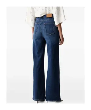 TWINSET High-rise Wide-leg Jeans