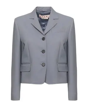 Marni Single-breasted Cropped Blazer