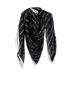 Balenciaga Simple Handkerchief - Black