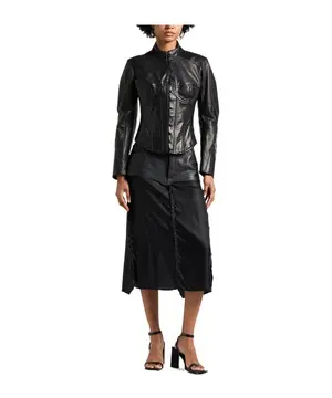 Balenciaga Leather Knight Jacket