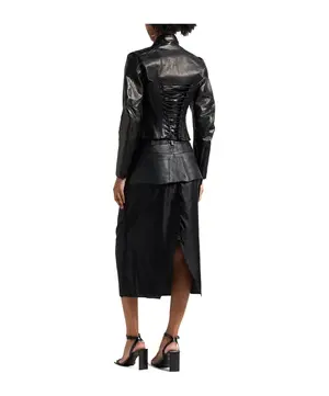 Balenciaga Leather Knight Jacket